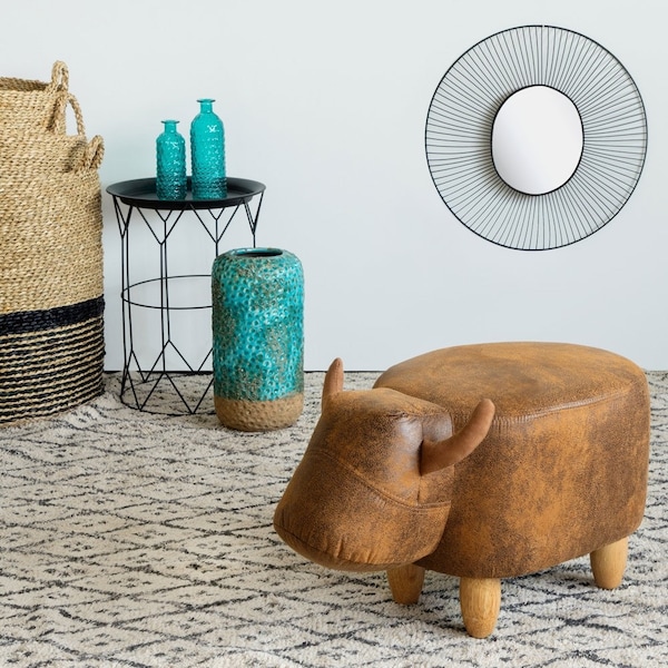 Highland Cow Footstool - Etsy