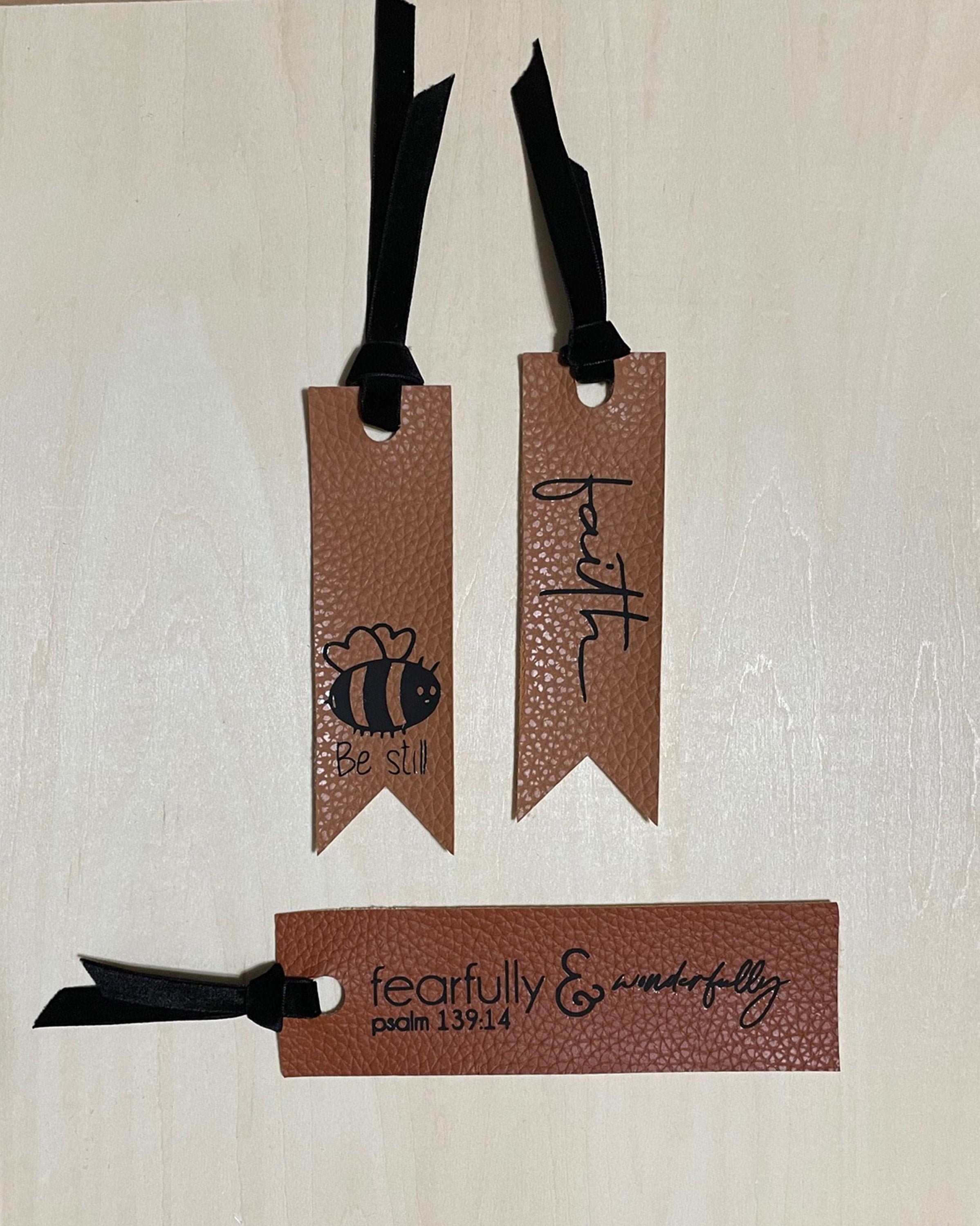 Faux Leather Bookmarks Christian Bible Verses - Etsy.de