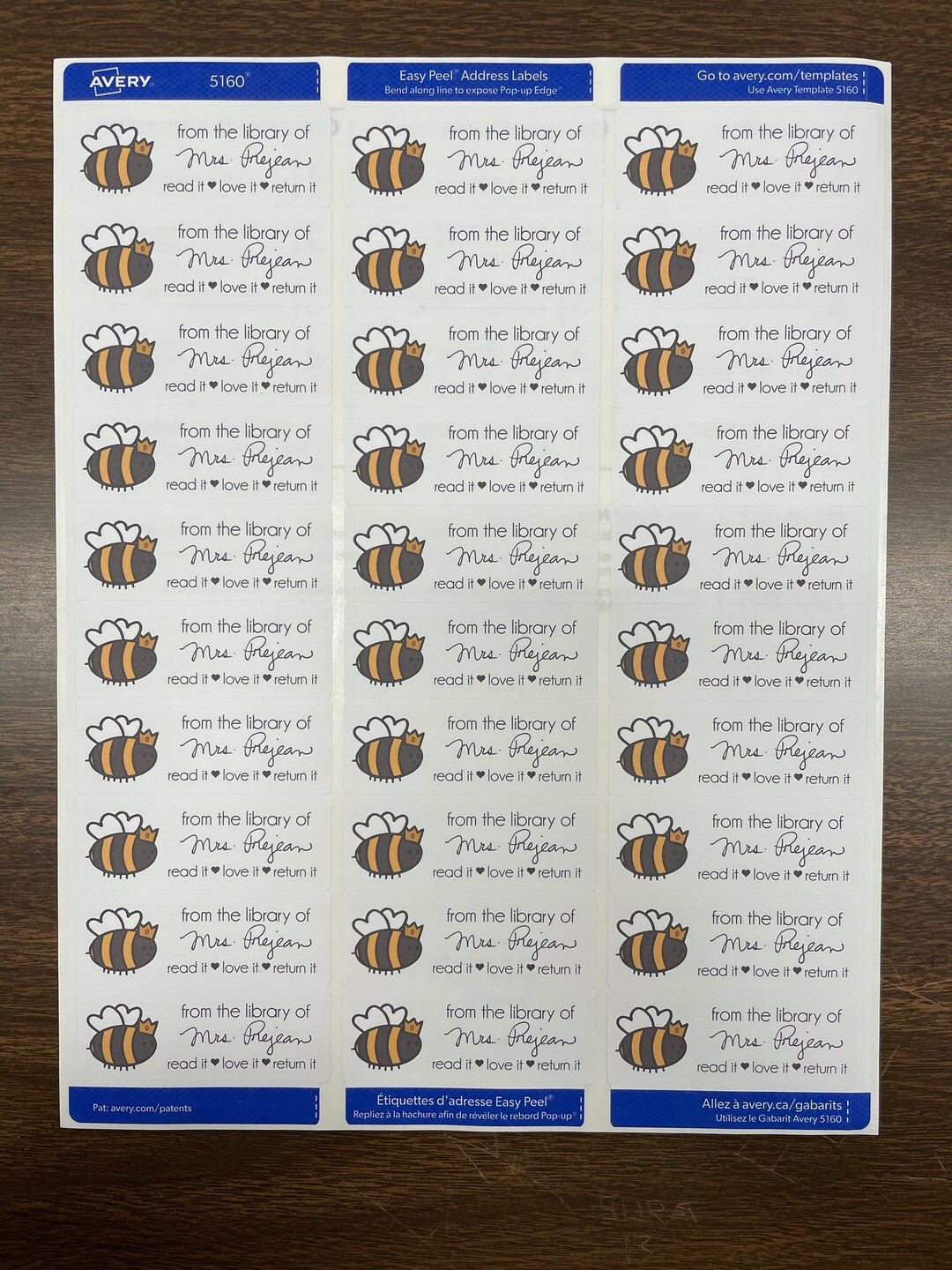 Teacher Book Labels...this Book Belongs To - Etsy