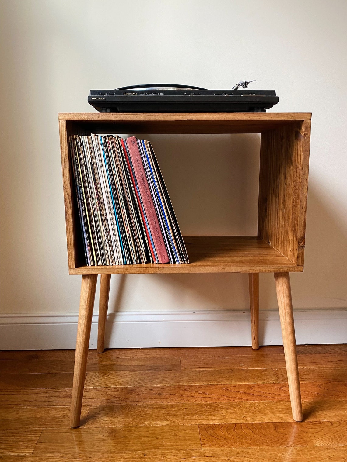 Mid Century Modern Vinyl Record Player Stand / Turntable - Etsy