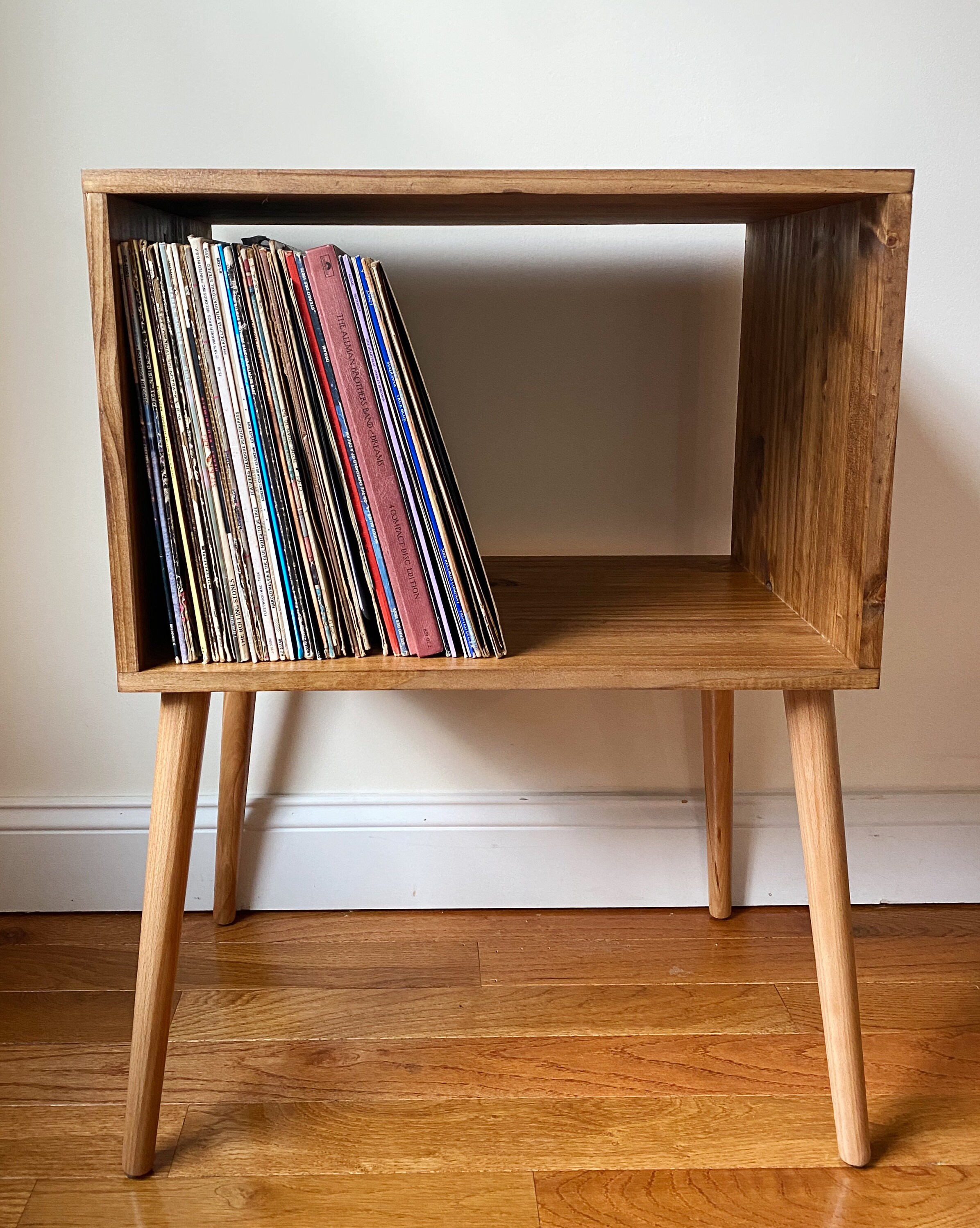 Mid Century Modern Vinyl Record Player Stand / Turntable - Etsy