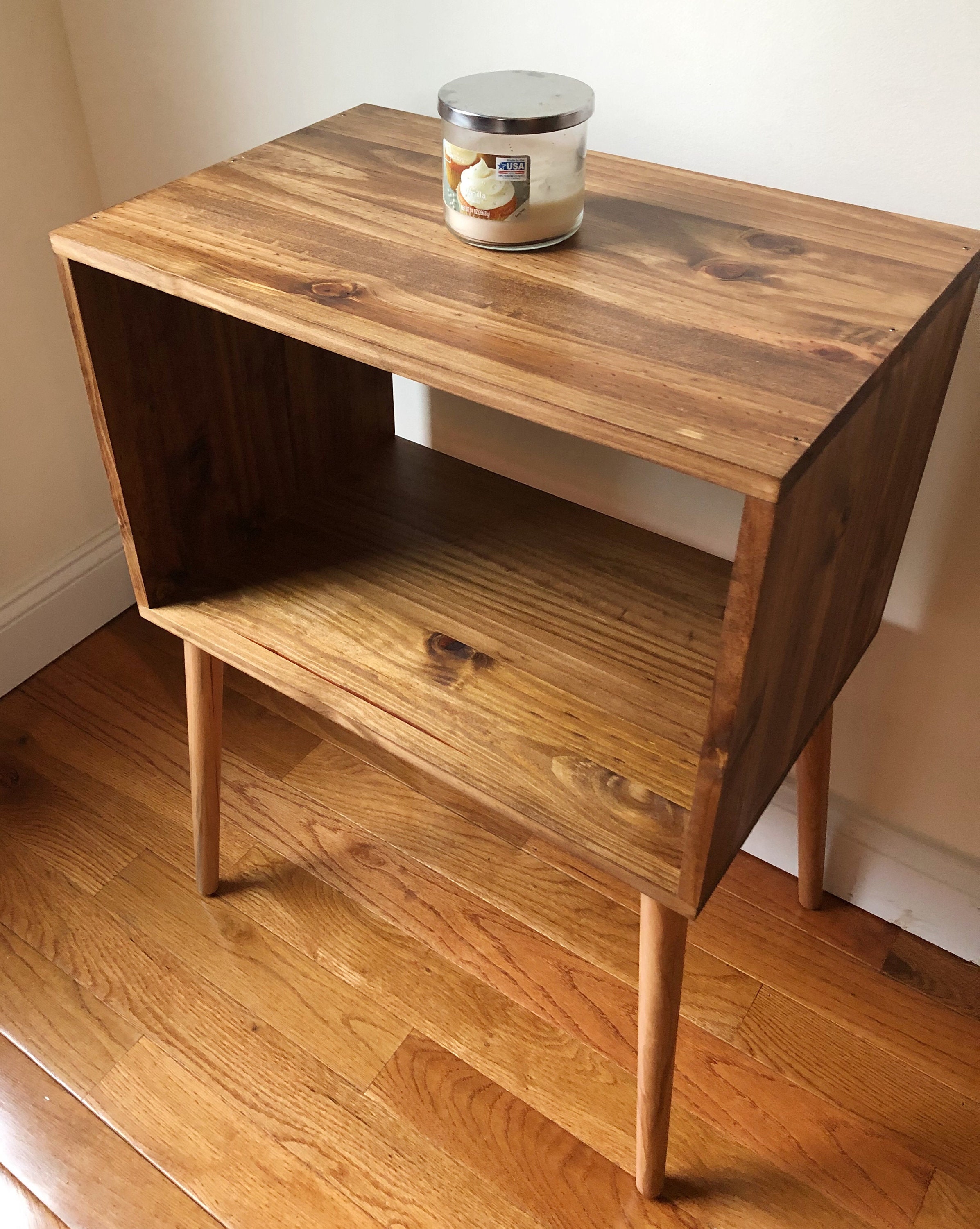 Mid Century Modern Vinyl Record Player Stand / Turntable - Etsy