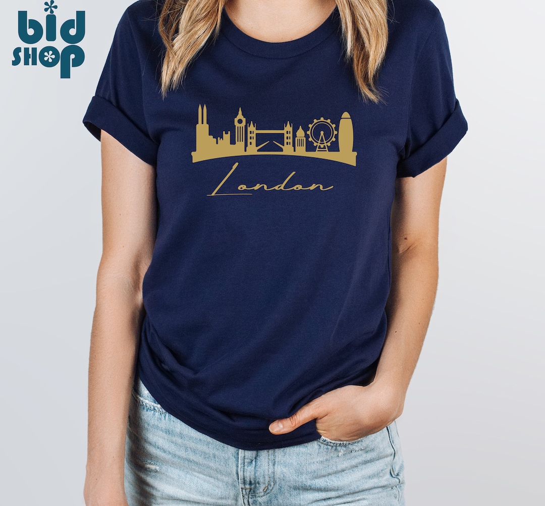 London City Shirt, London Skyline T Shirt, Traveler London T-shirt ...