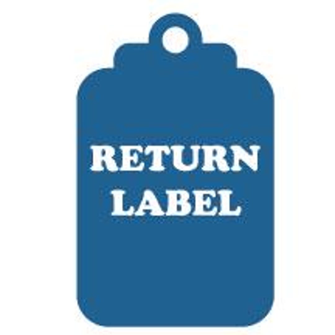 Retrun Label - Etsy