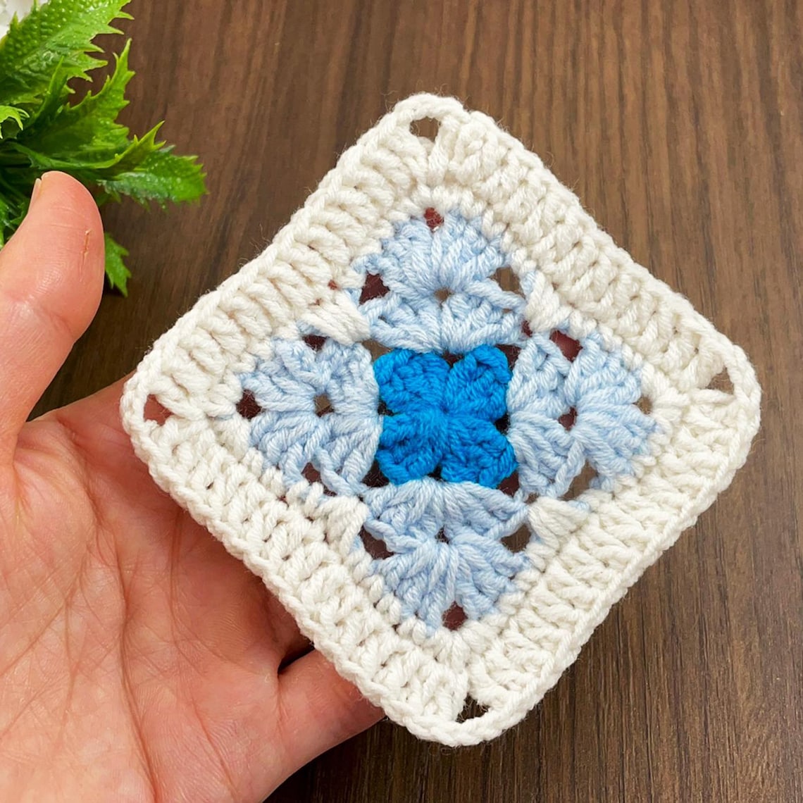 Floral Granny Square Crochet Pattern PDF, Flower Motif Tutorial for ...