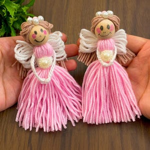 DIY Yarn Angel Craft Pattern Tutorial, Beginner-friendly Easy Yarn ...