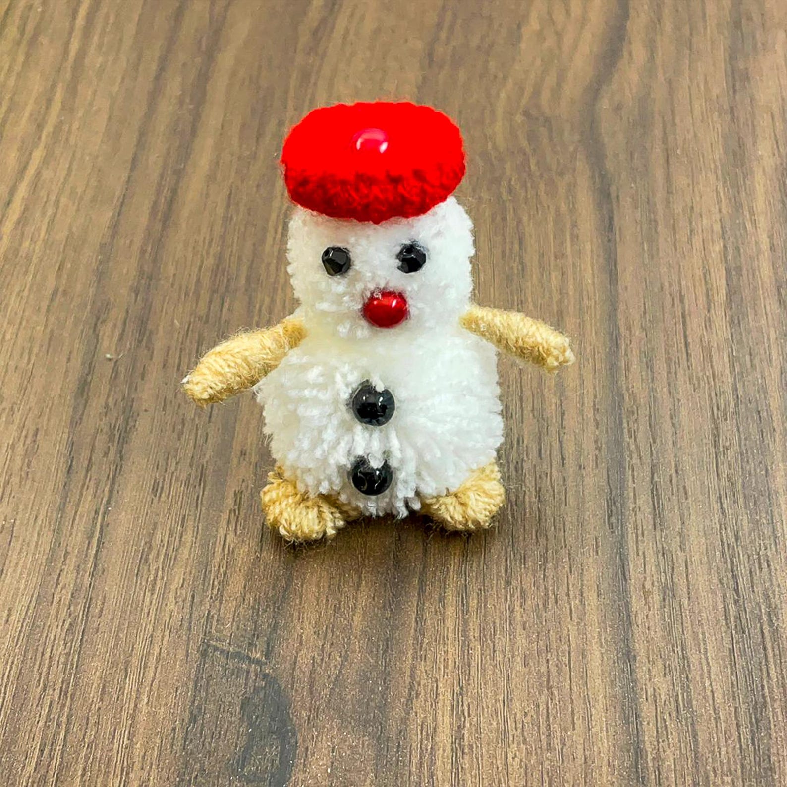 Pom Pom Snowman DIY Craft Pattern, Easy Tutorial (PDF Pattern) - Etsy