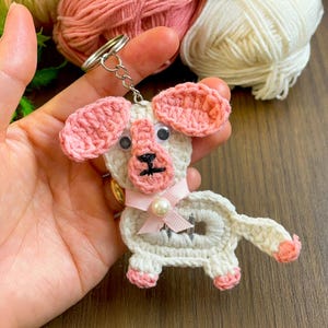 Crochet Puppy Keychain PDF Pattern, Amigurumi Can Tab Project (digital ...