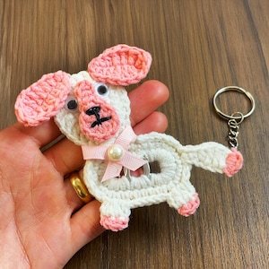 Crochet Puppy Keychain PDF Pattern, Amigurumi Can Tab Project (digital ...