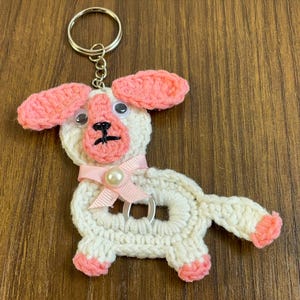 Crochet Puppy Keychain PDF Pattern, Amigurumi Can Tab Project (digital ...
