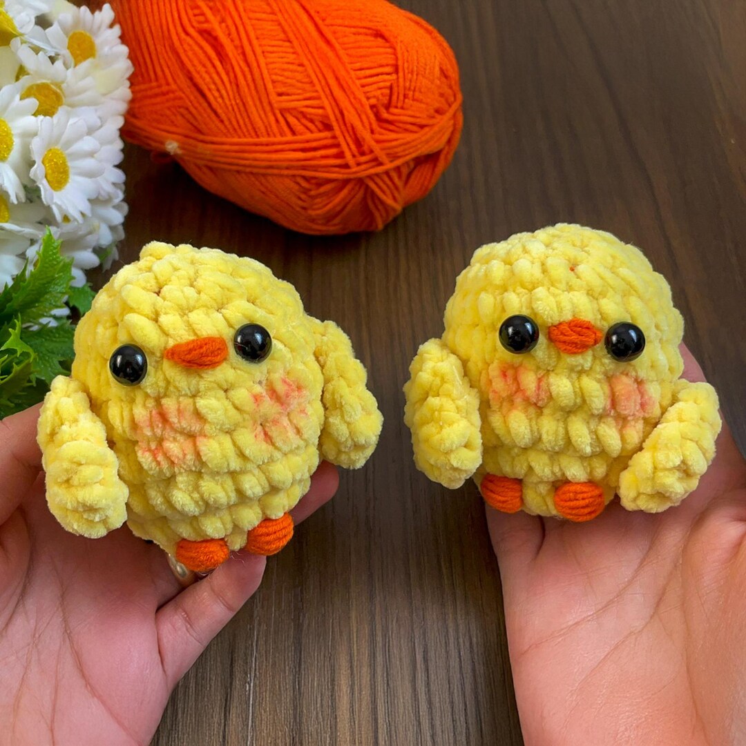 Amigurumi Chick Crochet Pattern, Plush Baby Chick PDF, DIY Easter ...