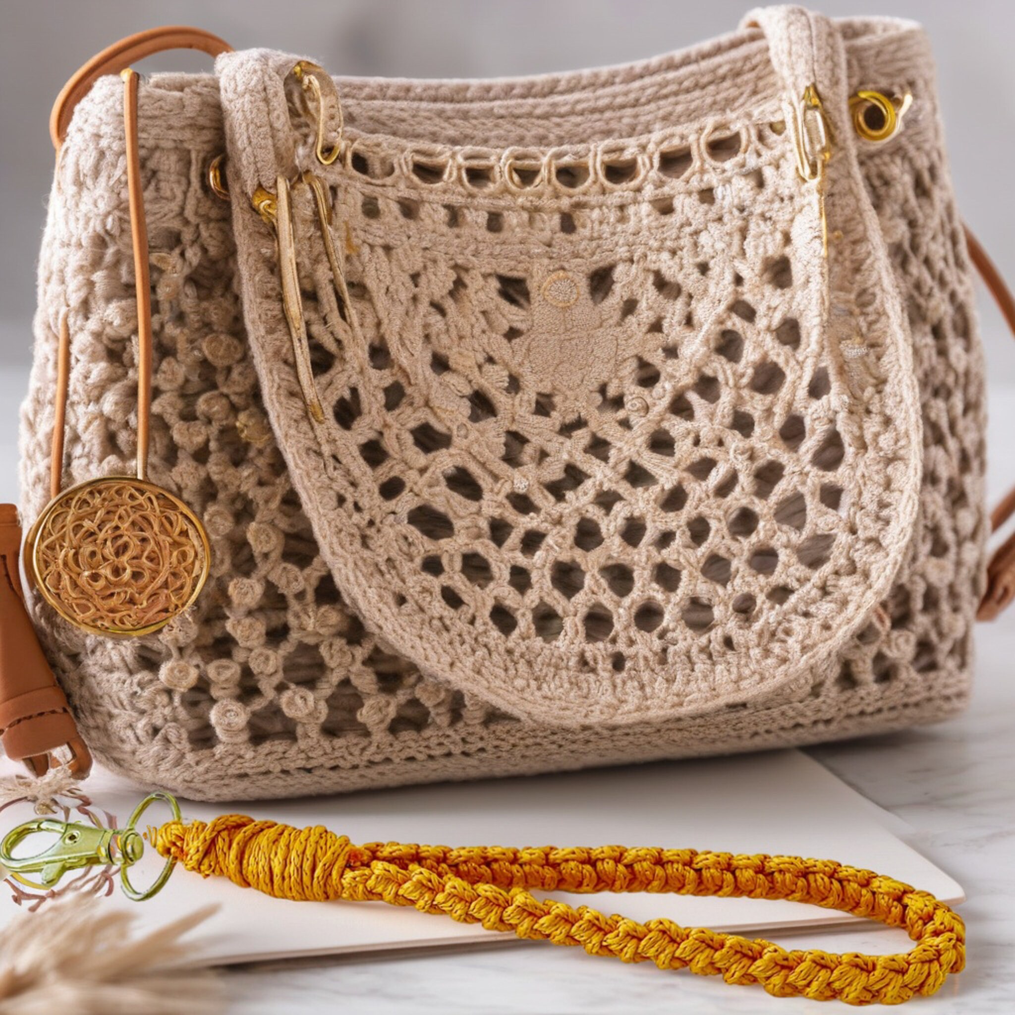 Crochet Purse Handle Pattern PDF – Beginner-friendly Wallet & Crochet ...