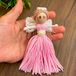 DIY Yarn Angel Craft Pattern Tutorial, Beginner-friendly Easy Yarn ...