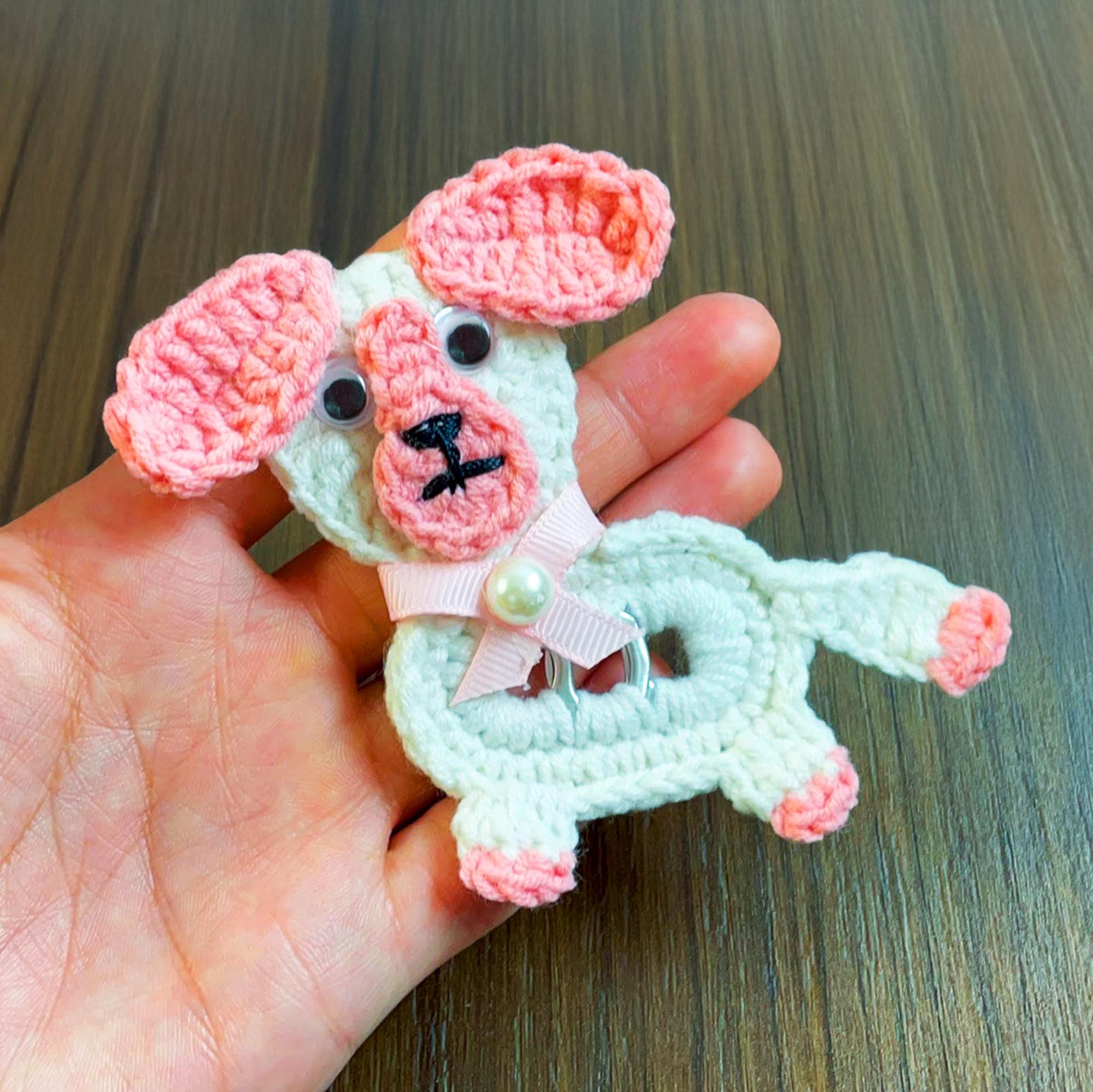 Crochet Puppy Keychain PDF Pattern, Amigurumi Can Tab Project (digital ...