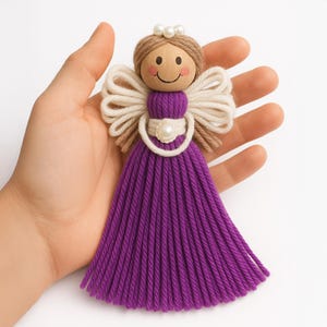 DIY Yarn Angel Craft Pattern Tutorial, Beginner-friendly Easy Yarn ...