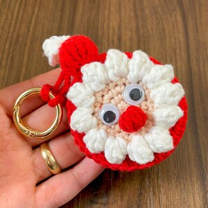 Crochet Santa Claus Keychain and Ornament PDF Pattern, DIY Christmas ...
