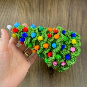 Decorated Layered Christmas Tree Crochet Pattern, DIY Handmade Holiday ...