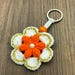 3D Crochet Puffy Flower Keychain Pattern, Amigurumi Floral Key Ring PDF ...