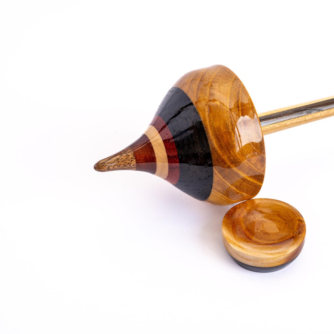 Tibetan Spindle With Cup. Support Spindle. - Etsy