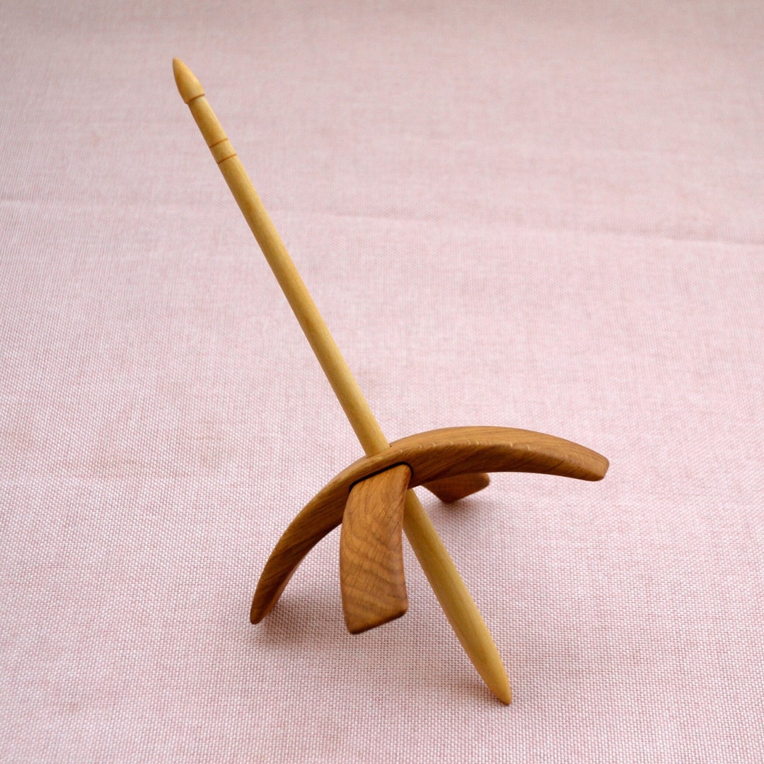 Turkish Spindle. Oak Wooden Drop Spindle. - Etsy