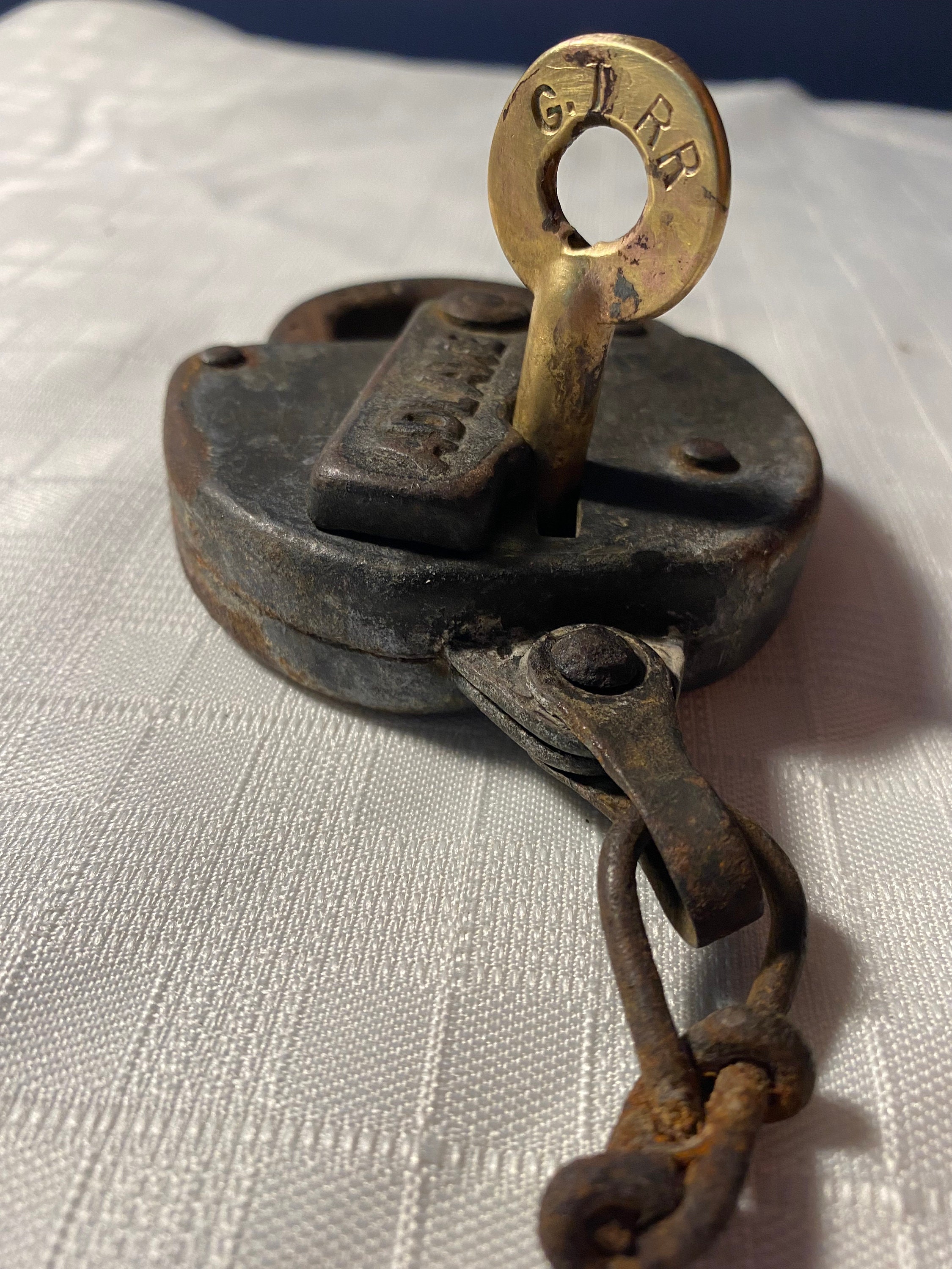 Adlake Railroad No 48 Lock and Key Working Lock Early - Etsy