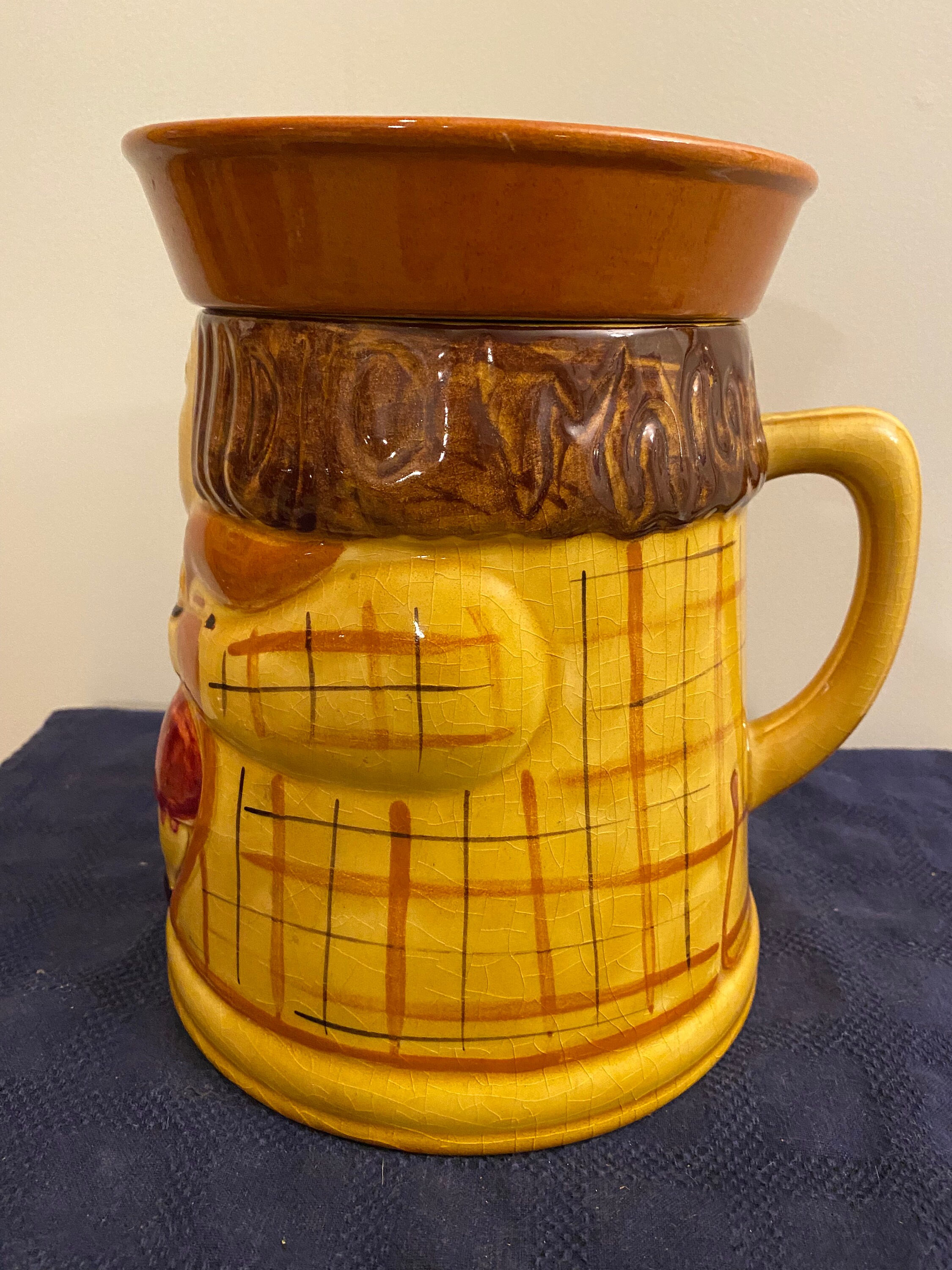 Vintage Toby Character Cookie Jar Made in Japan 1950's - Etsy