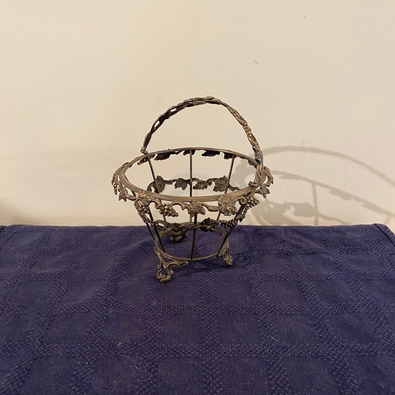 Small Metal Basket - Etsy