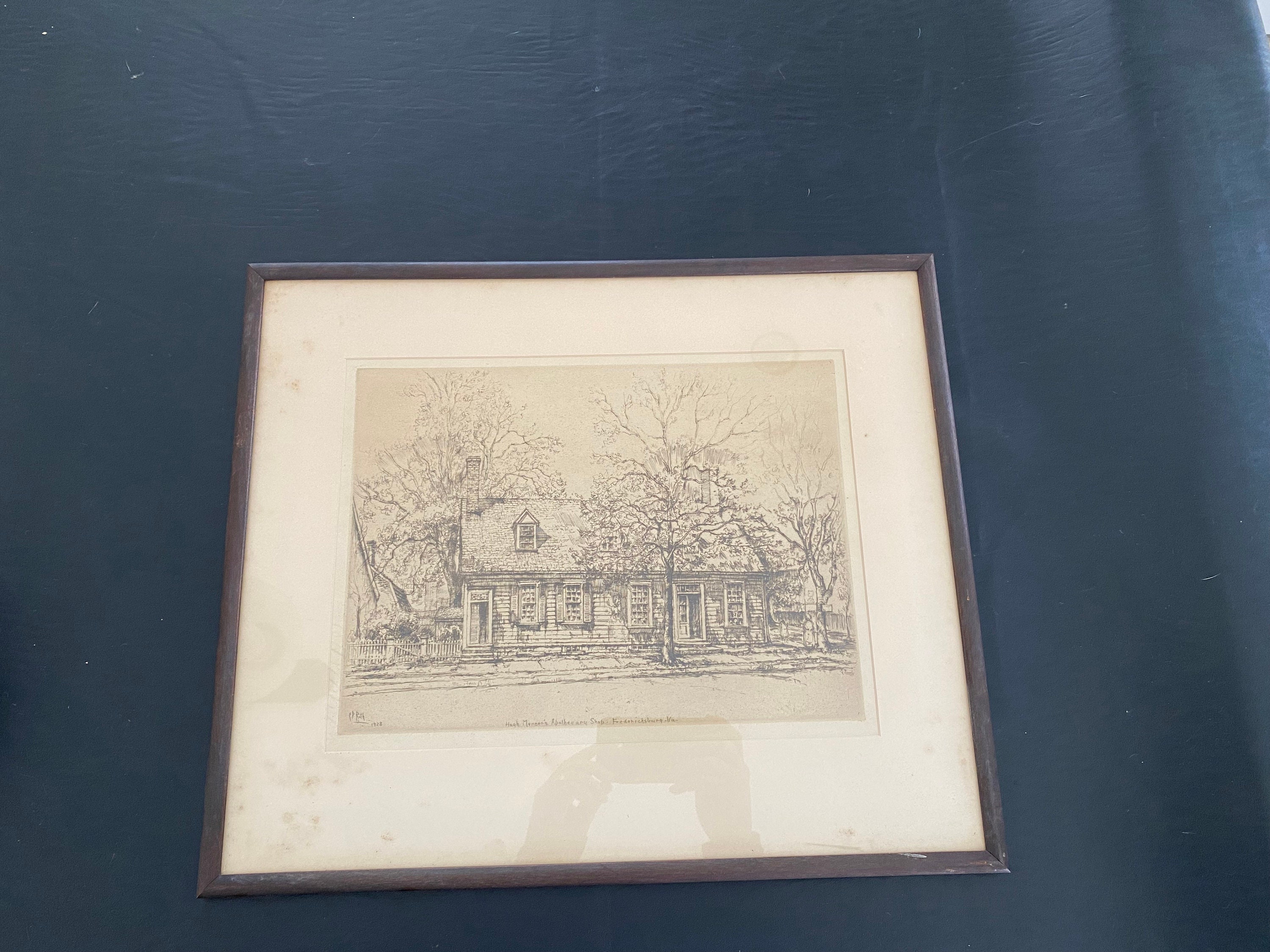 Vintage Ernest D Roth 1928 Signed Etching hugh - Etsy