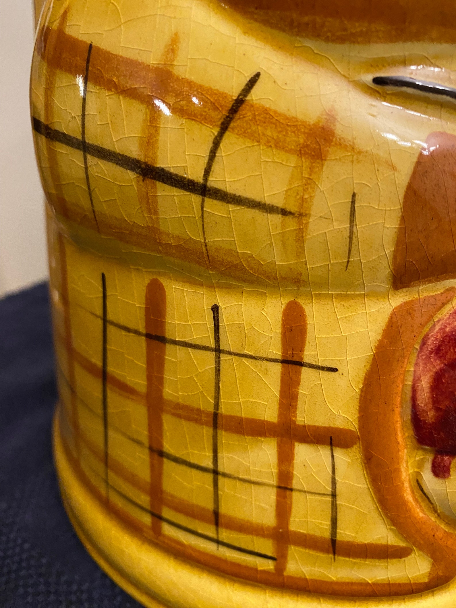 Vintage Toby Character Cookie Jar Made in Japan 1950's 9.25 Tall - Etsy