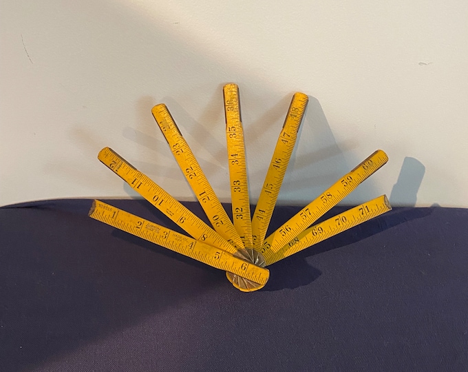 Lufkin No 8516 Folding 6 Foot Ruler Made in USA Yellow - Etsy