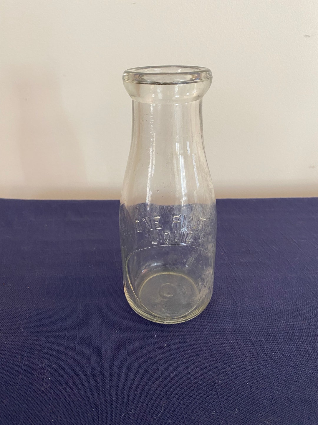 Vintage One Pint Milk or Cream Bottle Excellent Condition - Etsy