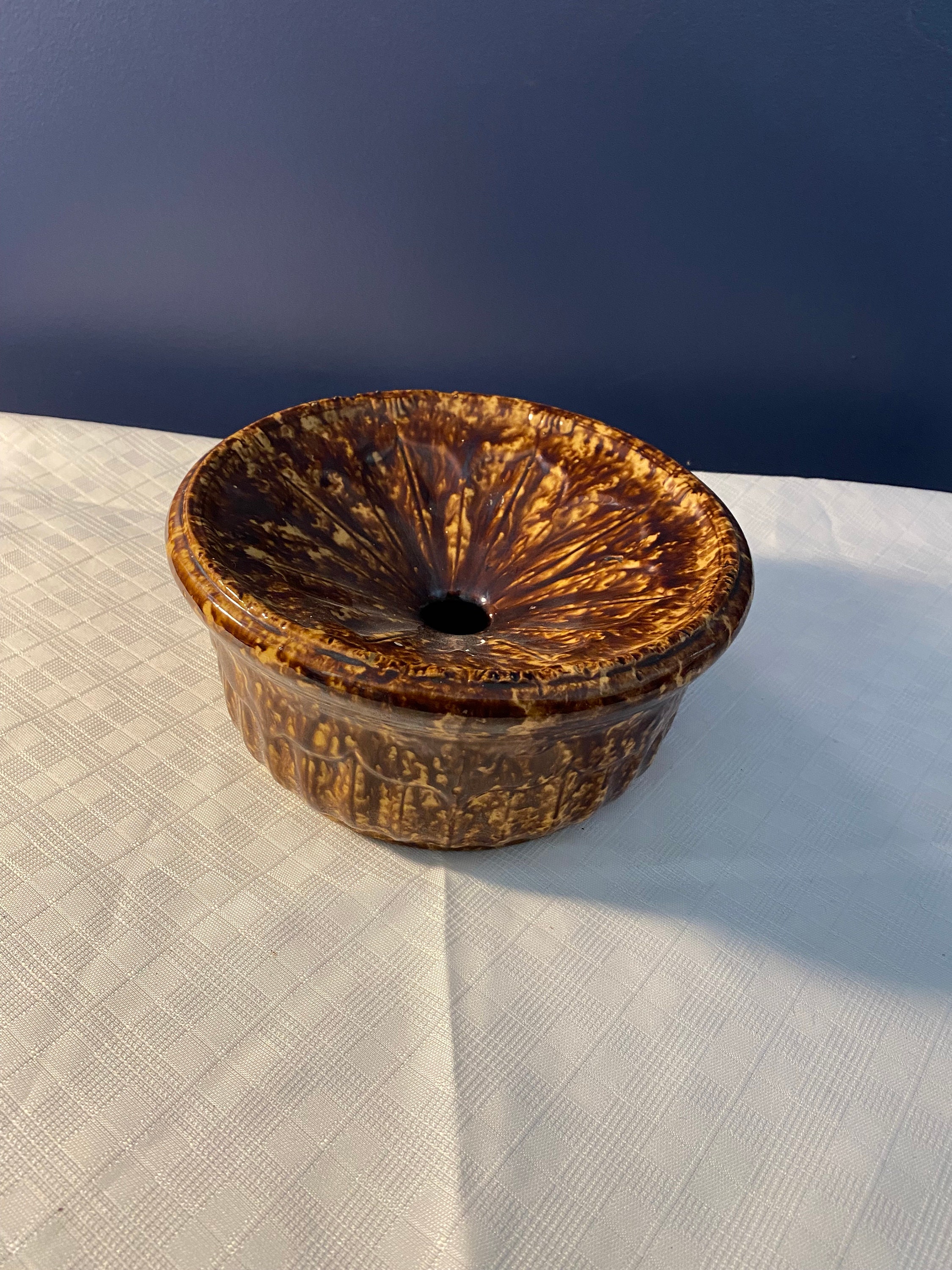 Vintage Bennington Rockingham Stoneware Pottery Brown Glaze - Etsy