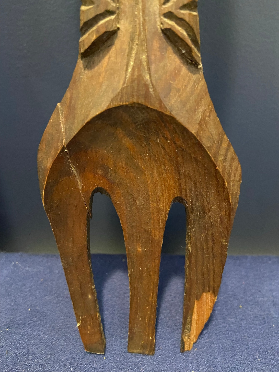 Vintage Don Quixote Wood Carved Spoon and Fork Sancho Panza - Etsy