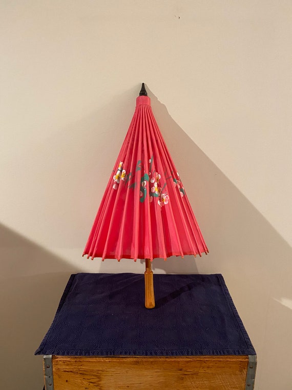 Vintage wooden parasol hand - Gem