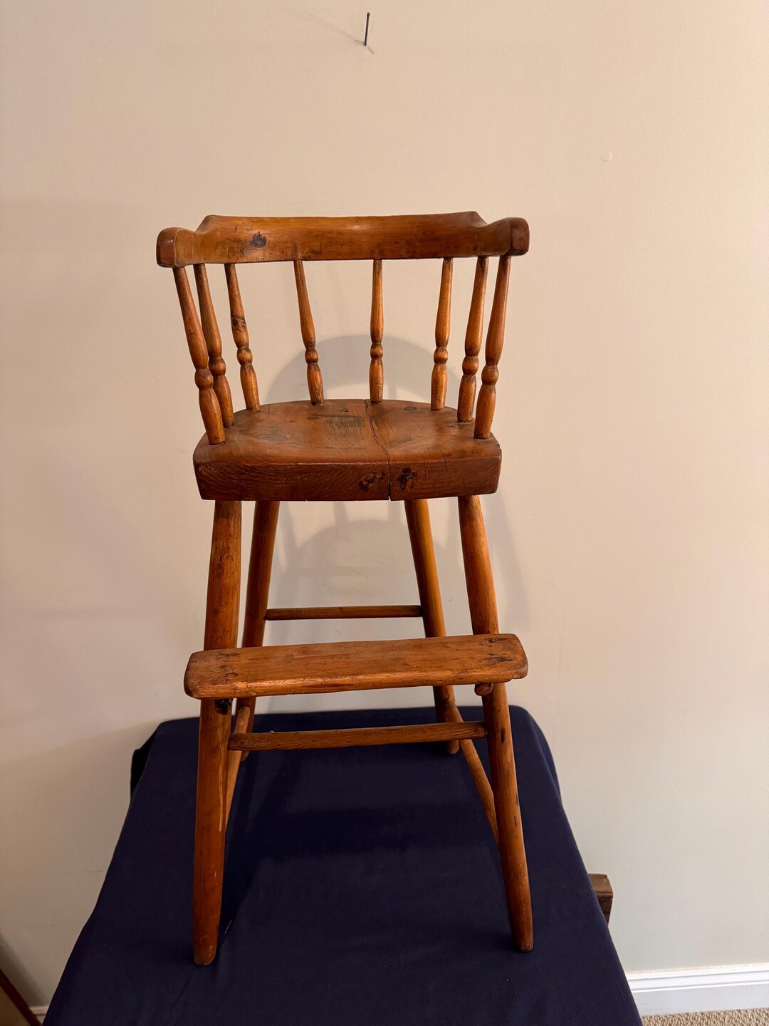 Antique Wooden High Chair Colonial Decor LOCAL PICK UP Only - Etsy