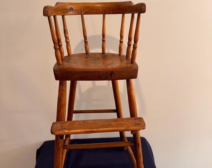 Antique Wooden High Chair Colonial Decor LOCAL PICK UP Only - Etsy