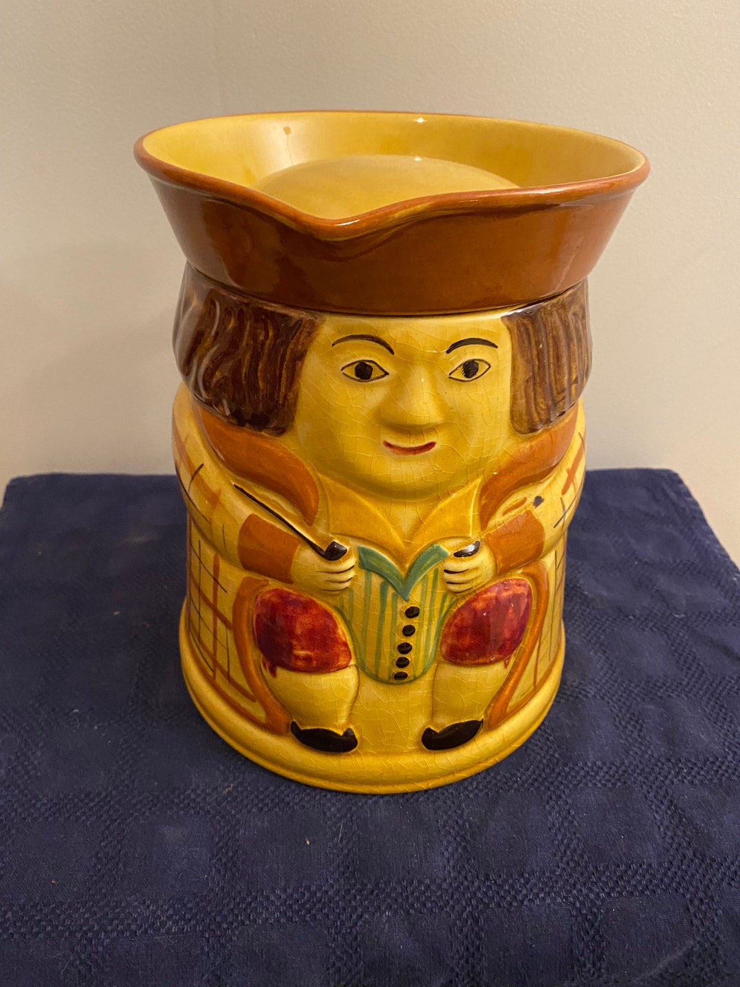 Vintage Toby Character Cookie Jar Made in Japan 1950's - Etsy