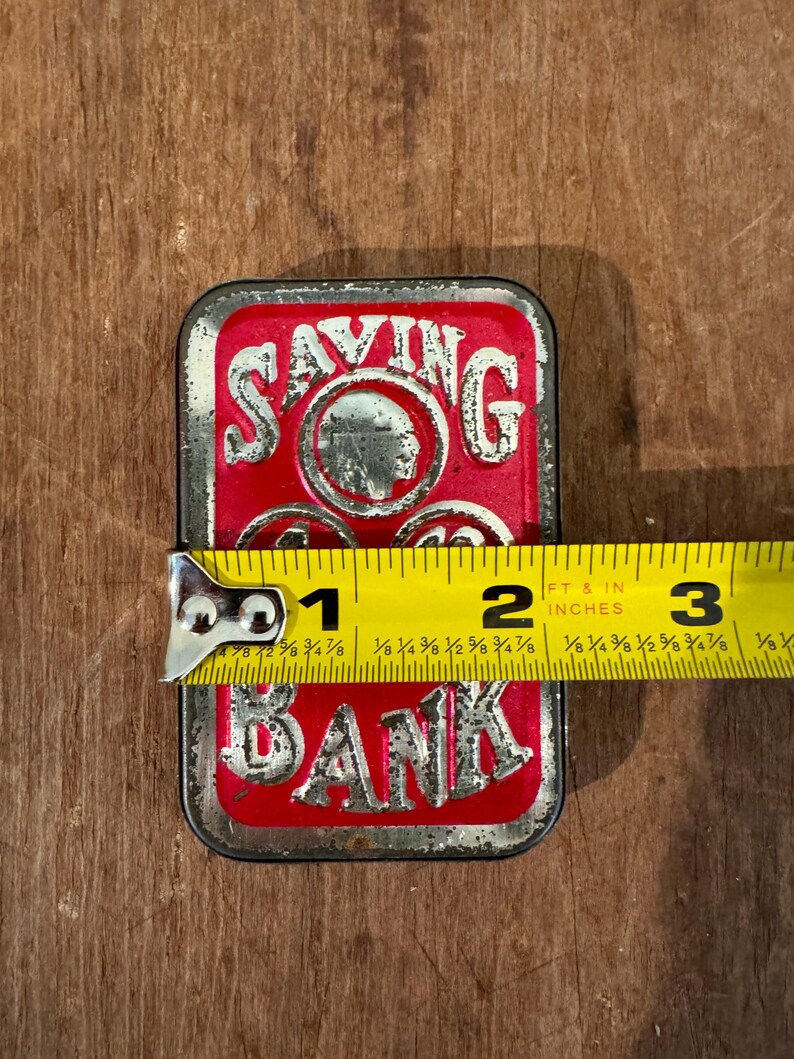 Indian Head Toy Bank Saving Bank Red Tin 1930's - Etsy