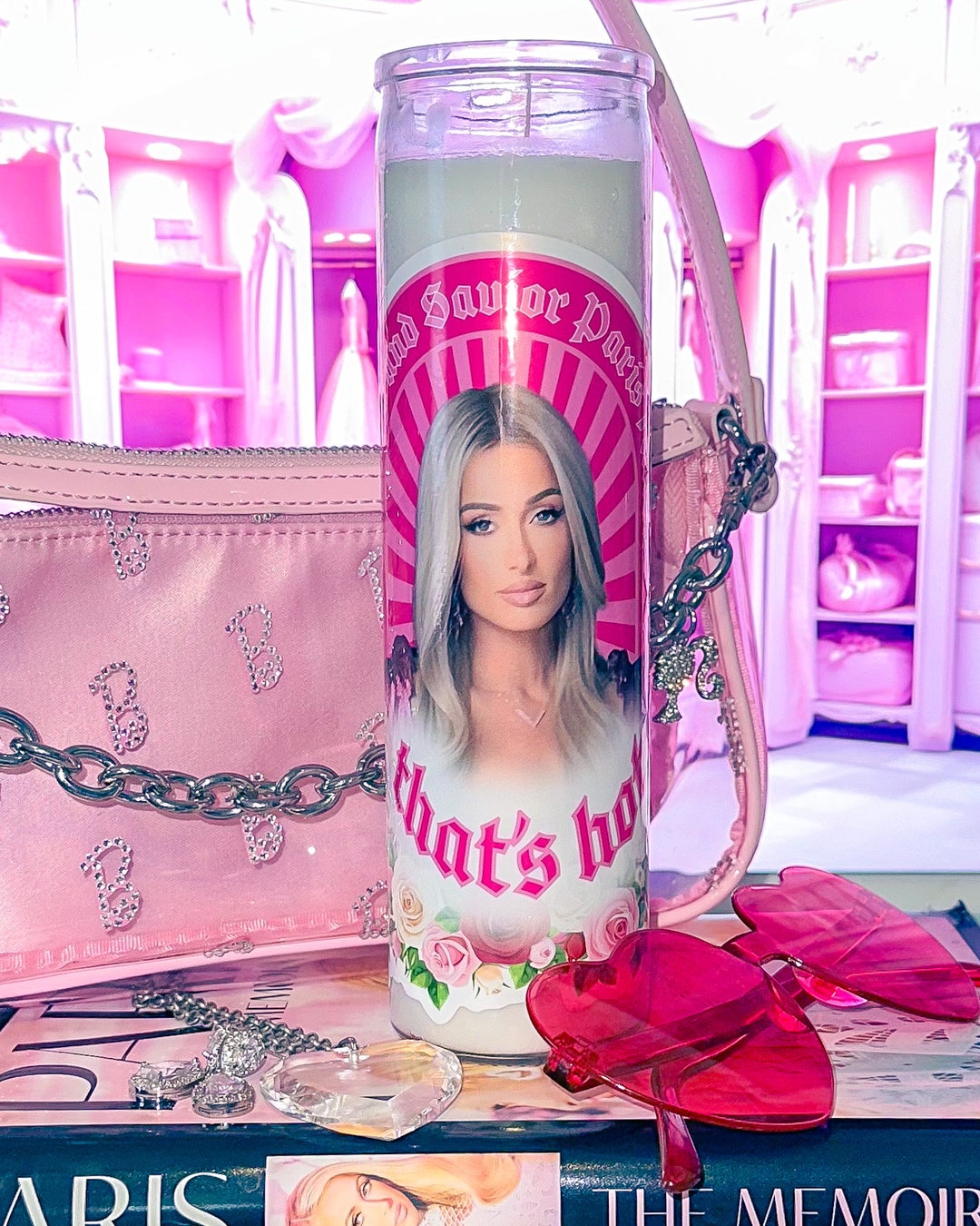 Saint Paris Hilton | Our Lord and Savior | That's Hot | Prayer Candle ...