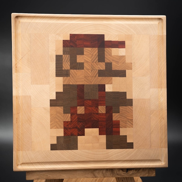 Pixel Art Cutting Board - Etsy UK