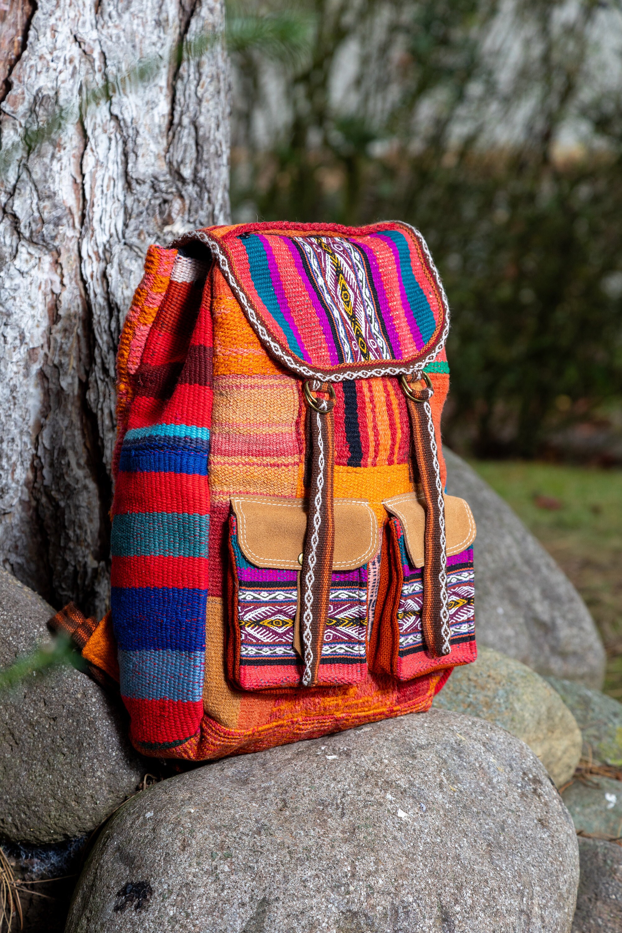 Rucksäcke Handgemacht| Boho Chic Natural |damen Rucksack| Fair |ethno ...