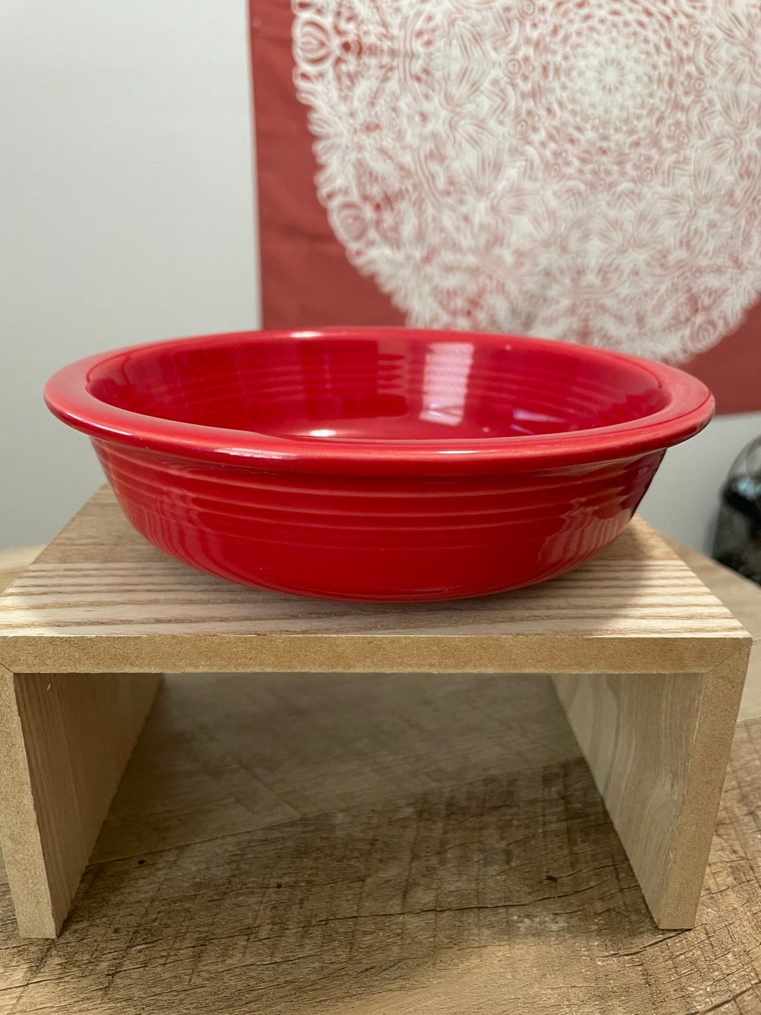 Fiestaware in Color Scarlet HLC USA Set of Two Bowls - Etsy