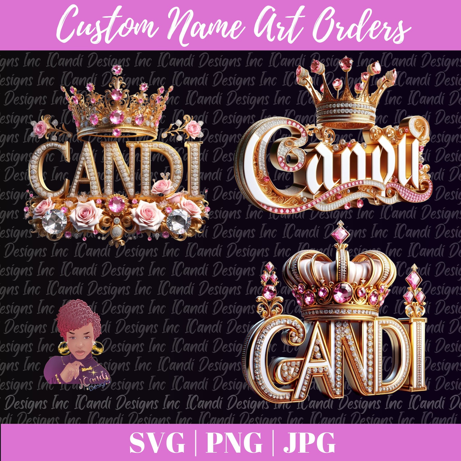 Custom Name Art | Personalized Digital Design (SVG, PNG, JPG) - Etsy UK