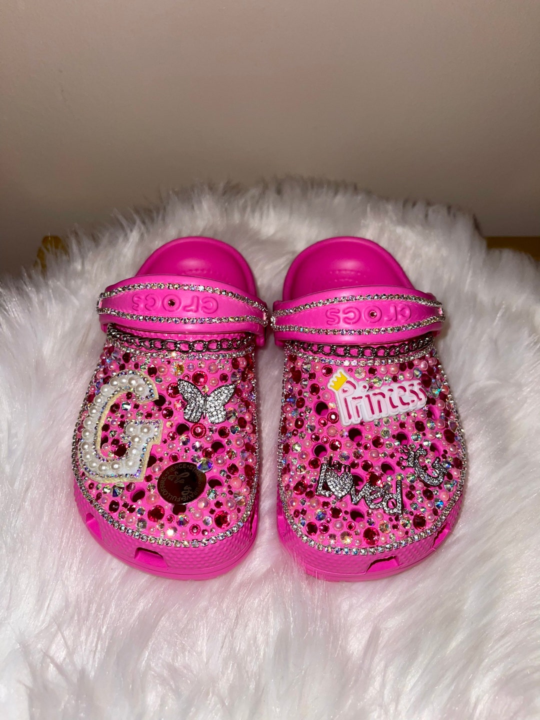 Kids Custom Rhinestone Crocs: Blinged Out Crystal Shoes - Etsy