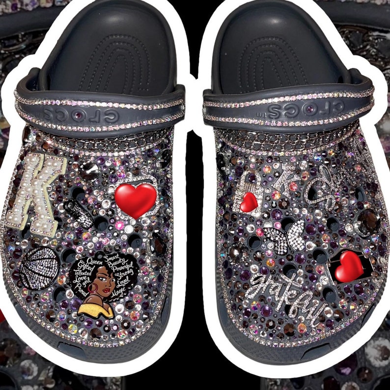 Adult Custom Blinged Out Crocs - Etsy