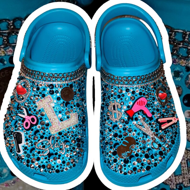 Adult Custom Blinged Out Crocs - Etsy