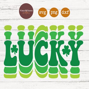 Lucky | St Patricks Day | SVG, PNG, DXF Silhouette Cameo and Cricut ...