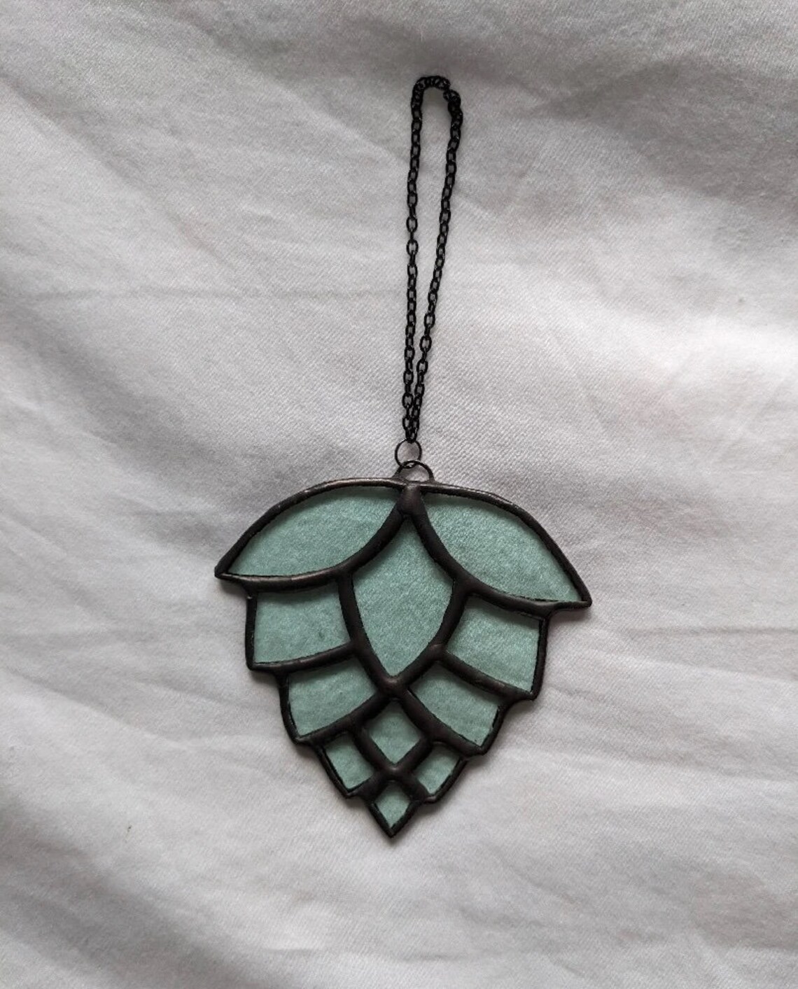 Hops Stained Glass Suncatcher - Etsy