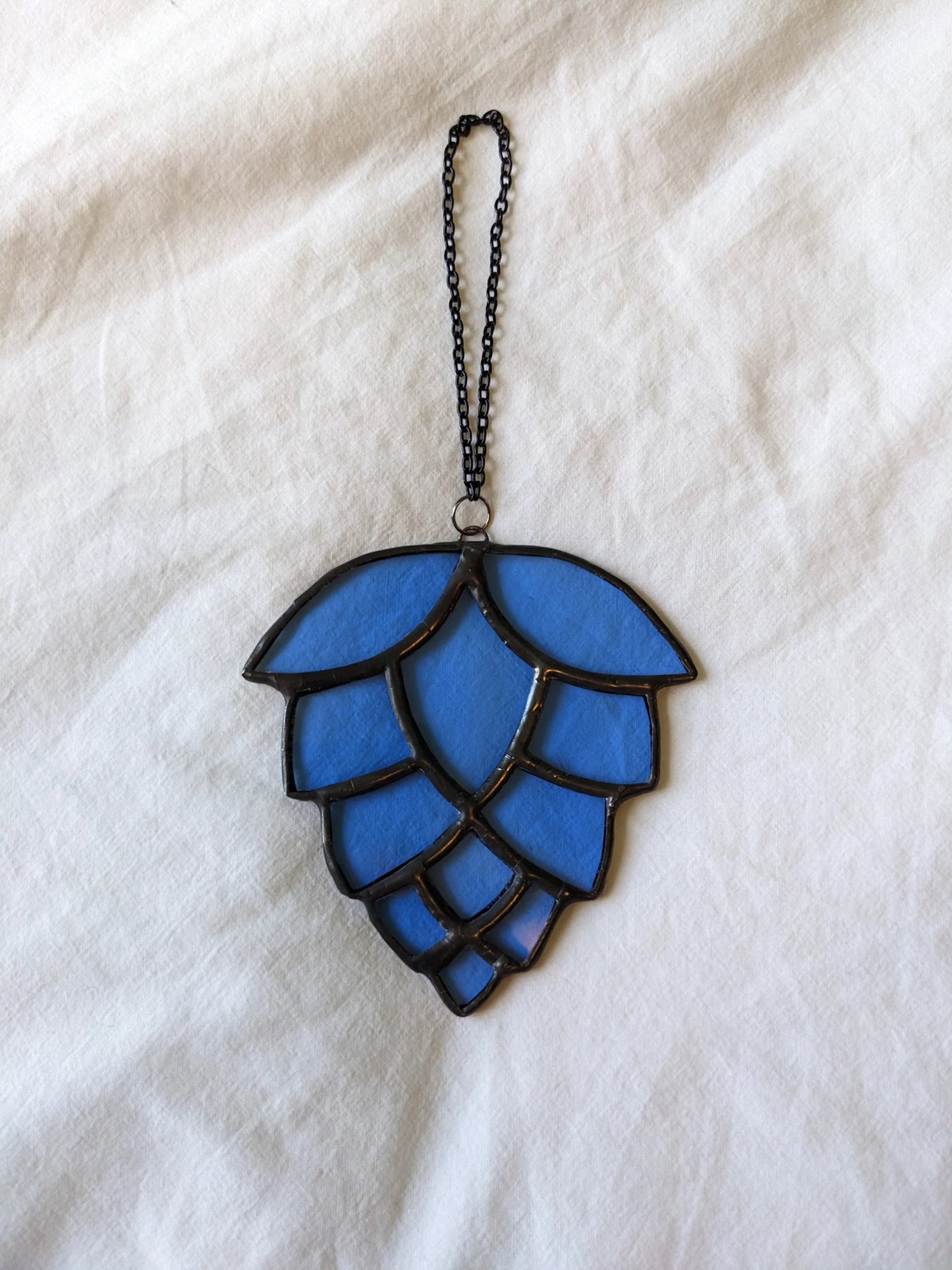 Hops Stained Glass Suncatcher - Etsy
