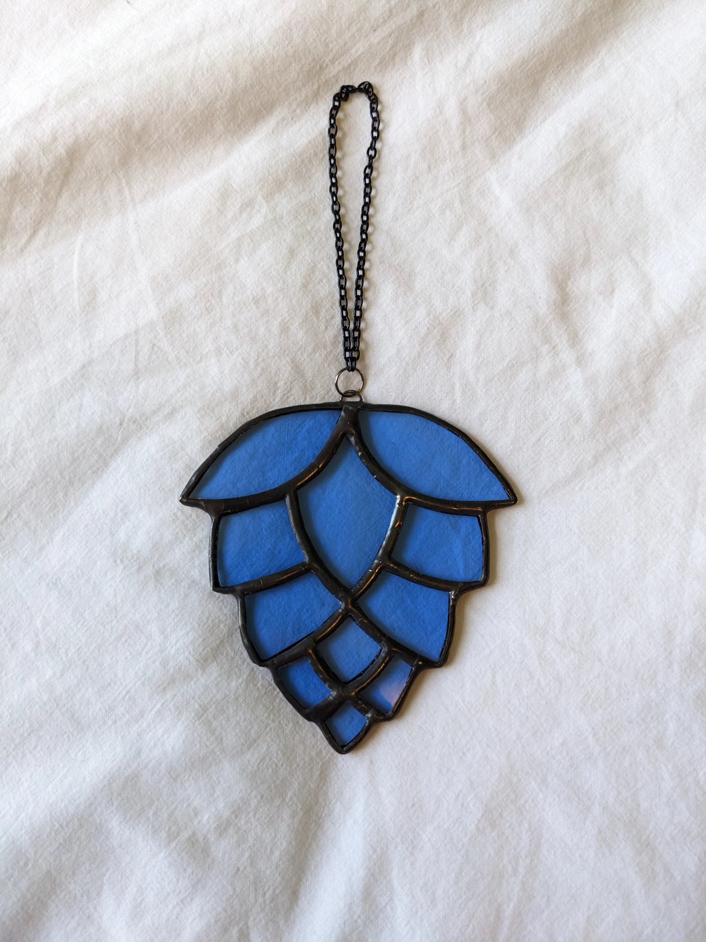 Hops Stained Glass Suncatcher - Etsy